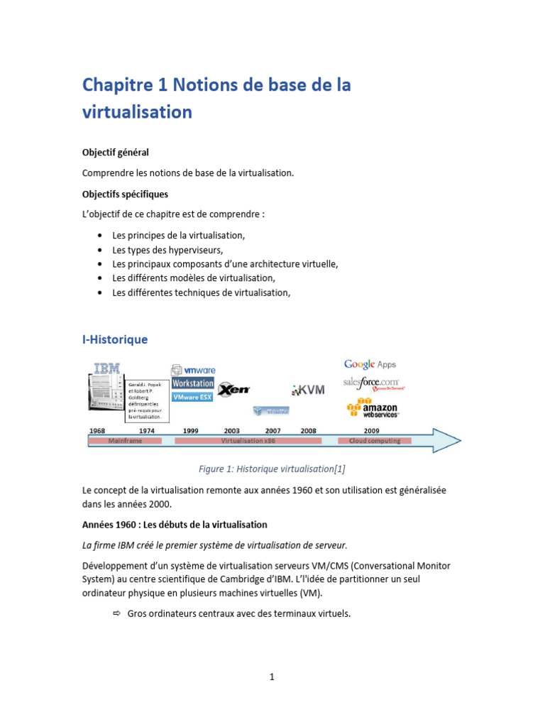 Notions de base sur la virtualisation | PDF | Virtualisation | Machine ...