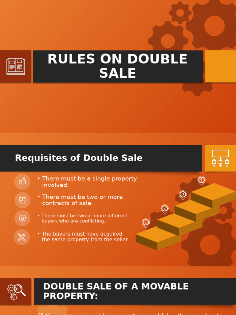 Rules on Double Sale | PDF | Property | Natural Resources Law