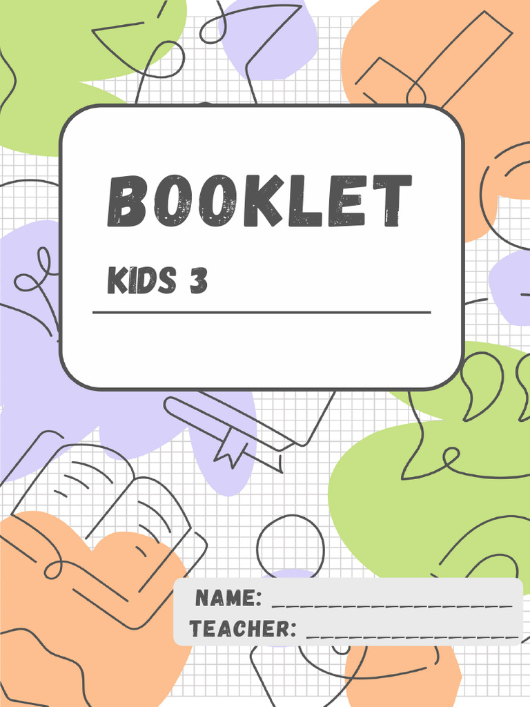 Kids 3 Booklet 2025 | PDF