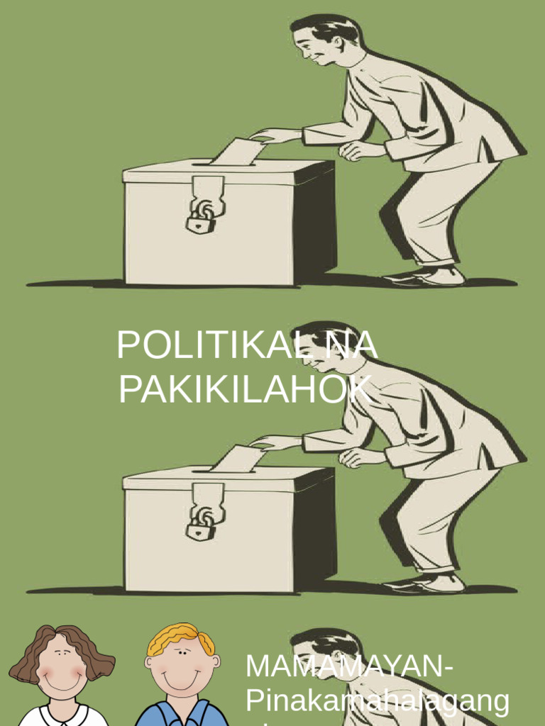 Politikal Na Pakikilahok Updated | PDF