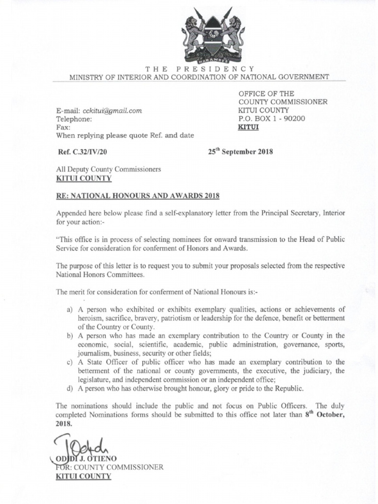 National Honours and Awards 2018 | PDF