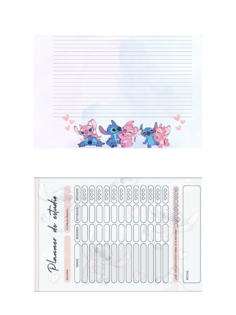 libreta stitch | PDF