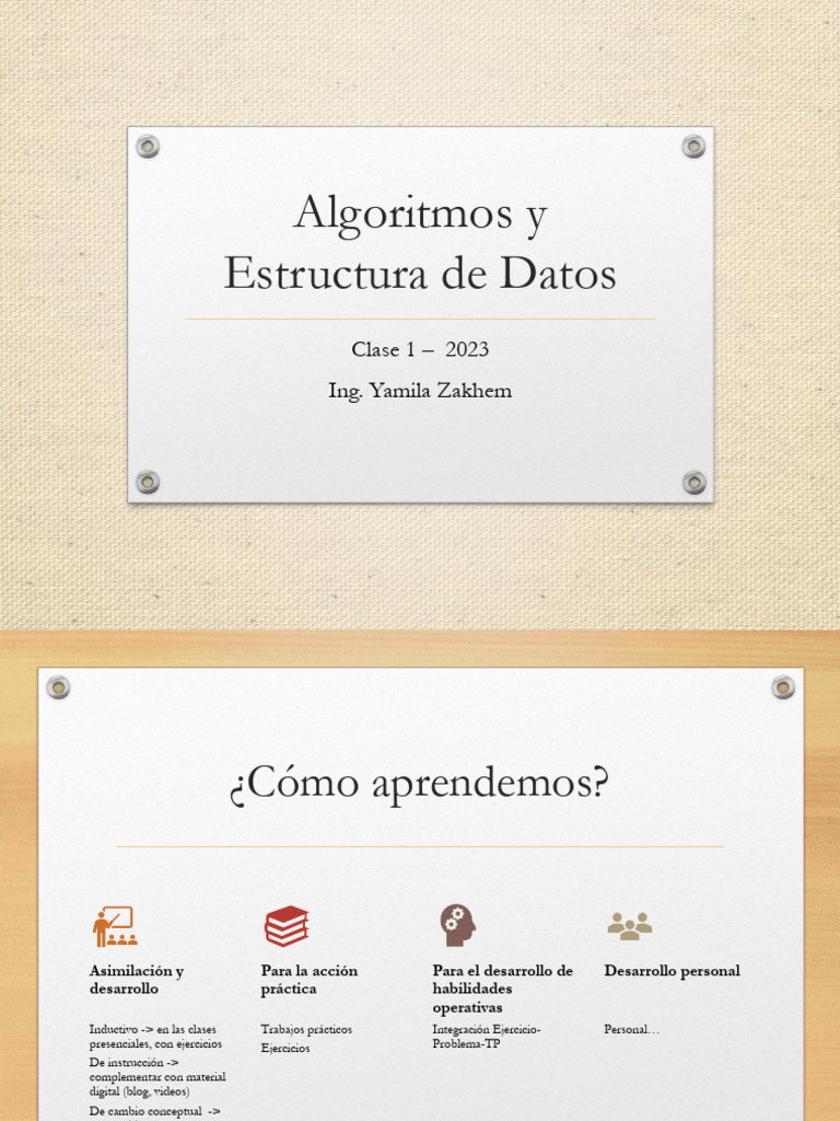 PPTS Clases 2023 | PDF | Lenguaje de programación | Algoritmos