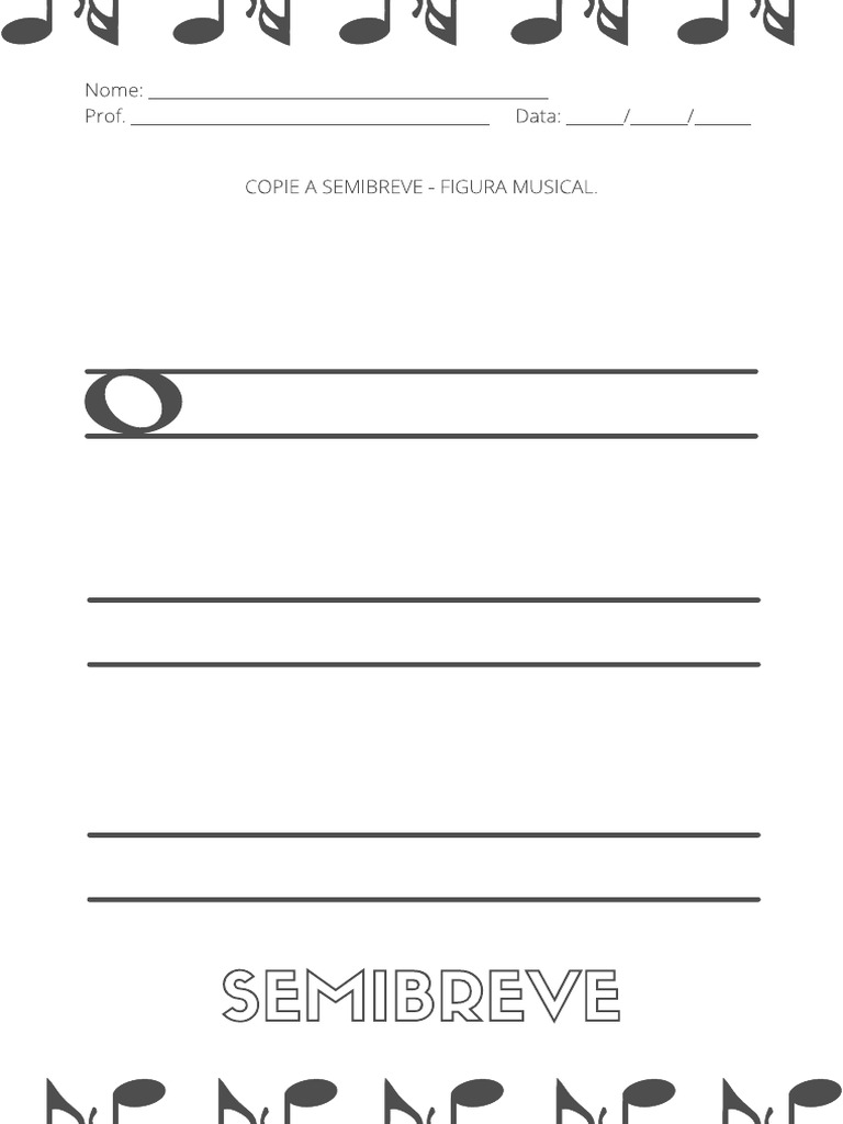 Desenhe Semibreve | PDF