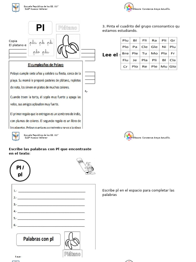 Guias Grupo Consonantico | PDF