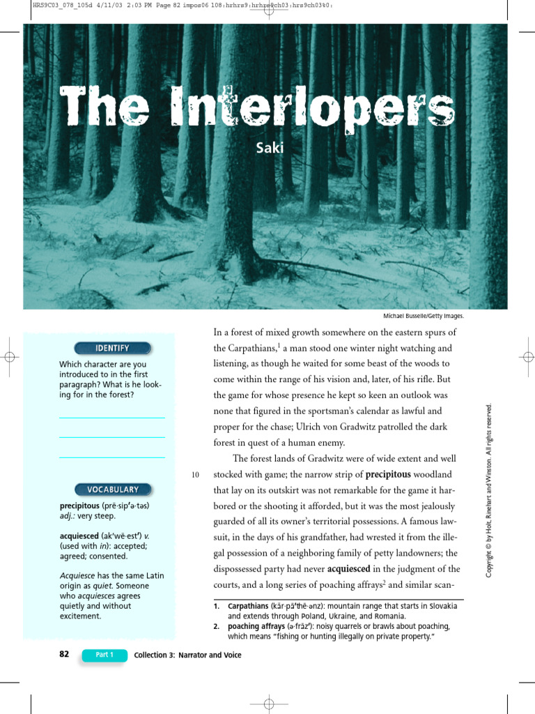 The Interlopers Story | PDF