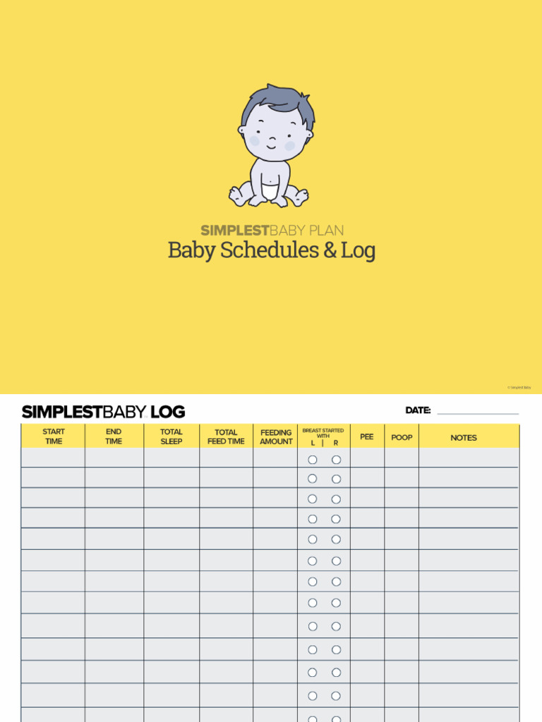 Simplest-Baby-Schedule-Logs-0225 | PDF