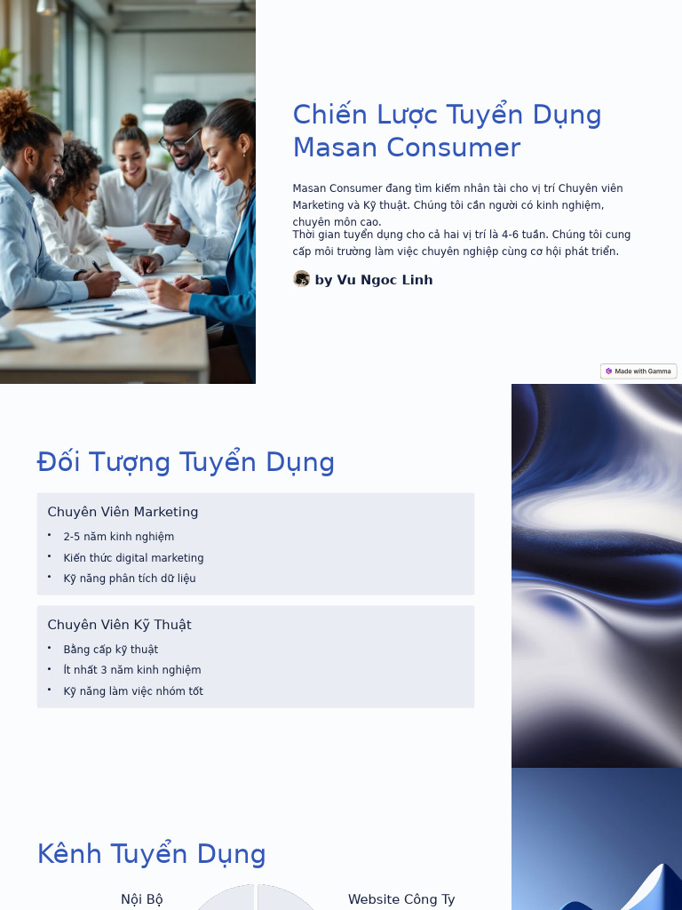 Chien-Luoc-Tuyen-Dung-Masan-Consumer | PDF