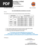 Bitumen Price List W.E.F. 01.06.2025 | PDF | Chemical Process ...