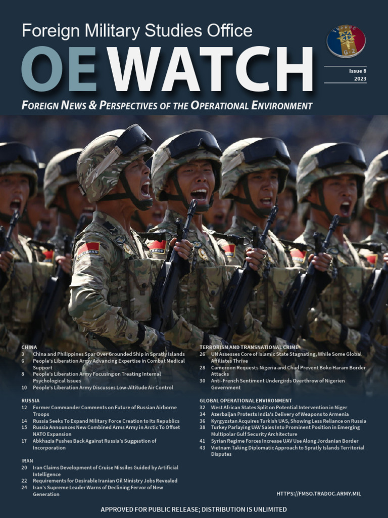 OE Watch, Vol 13, Issue 08, 2023 | PDF | Military