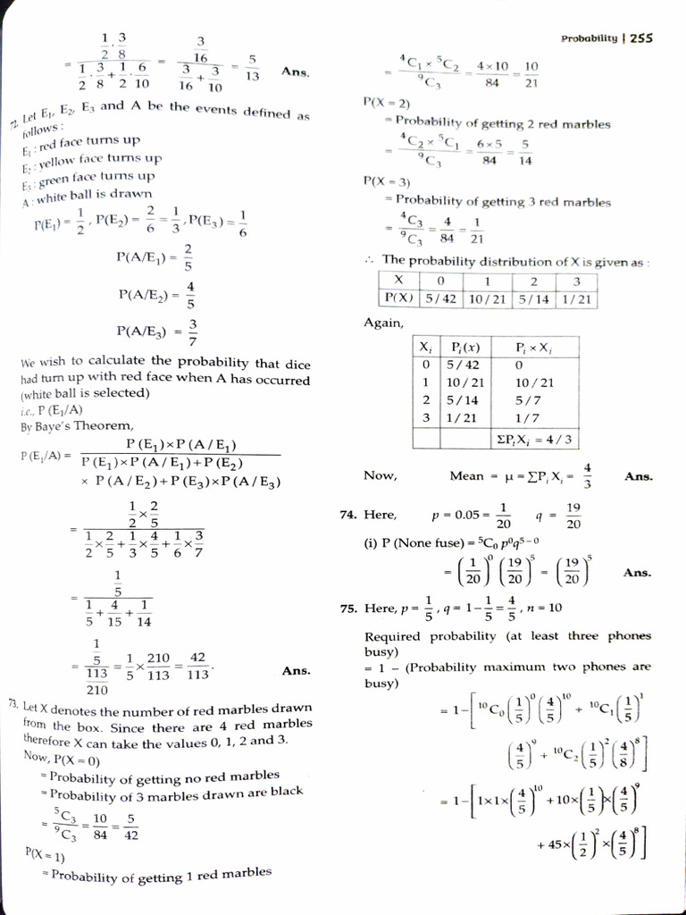 Adobe Scan 26 Feb 2025 | PDF | Mathematical Concepts | Probability Theory