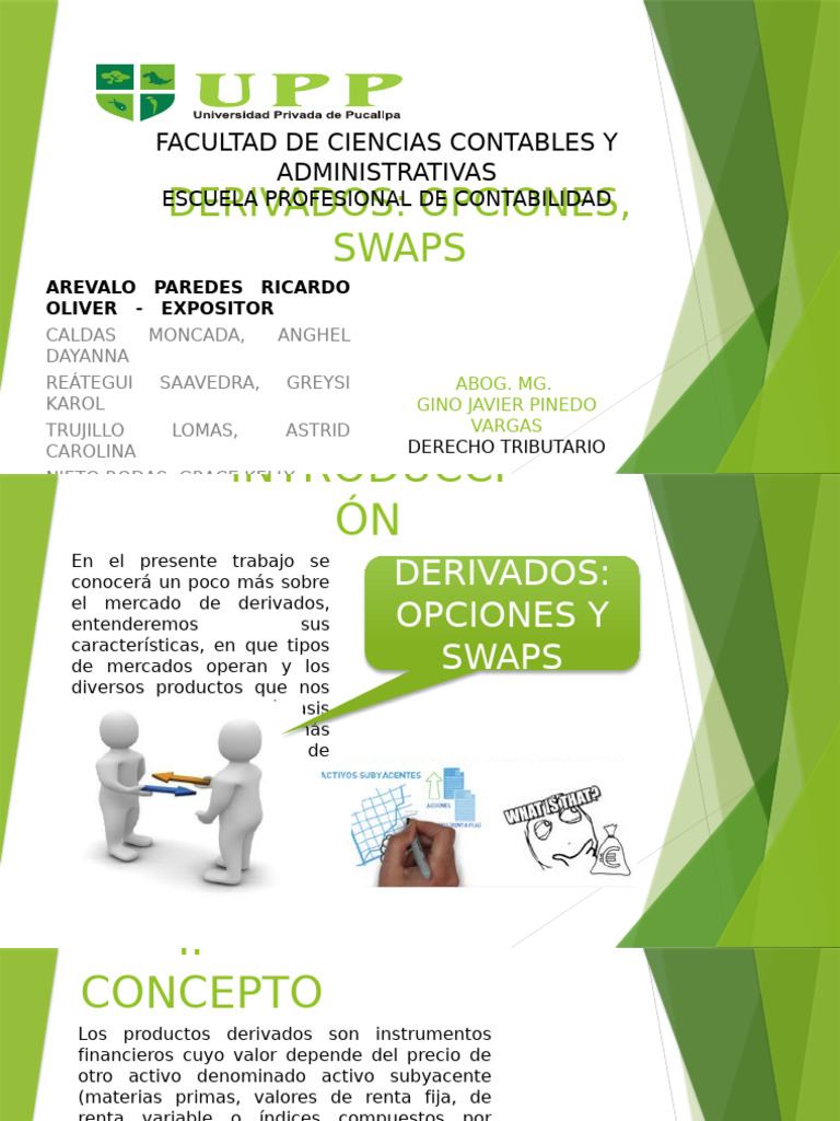 Opciones y Swaps en Derivados Financieros | PDF | Opción (Finanzas ...