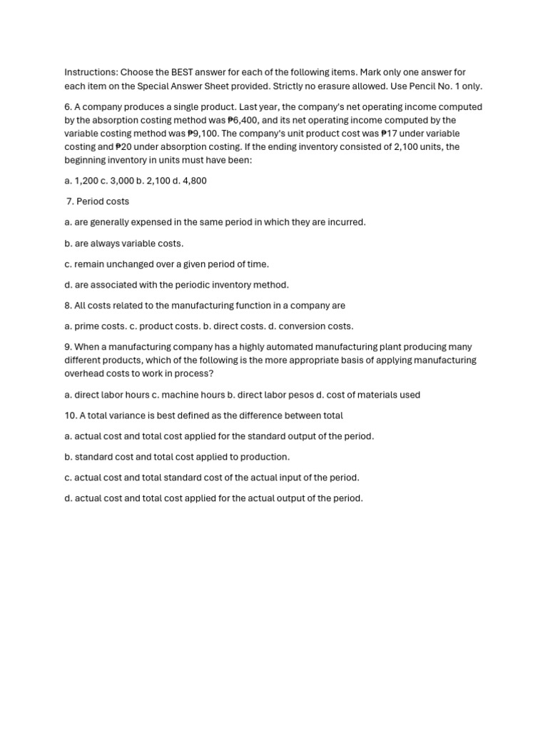 MAS problem solving items1 | PDF