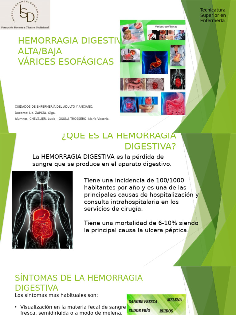 Hemorragias Digestivas - Varices Esofagicas | PDF | Enfermedades y ...