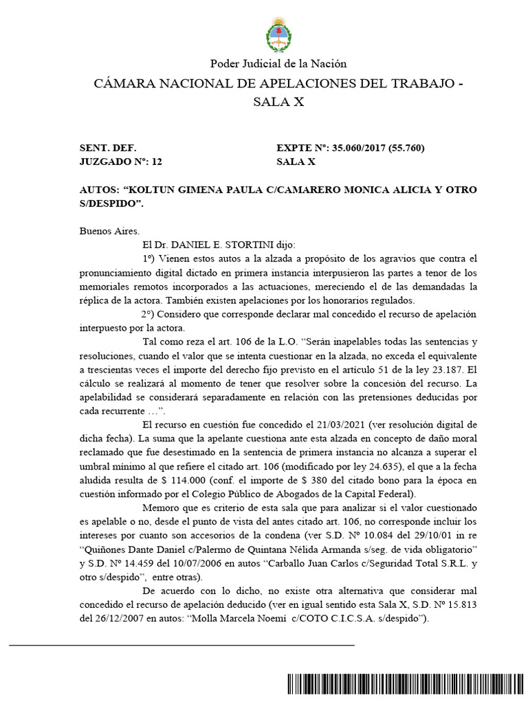 fallo-7 | PDF | Apelación | Instituciones gubernamentales