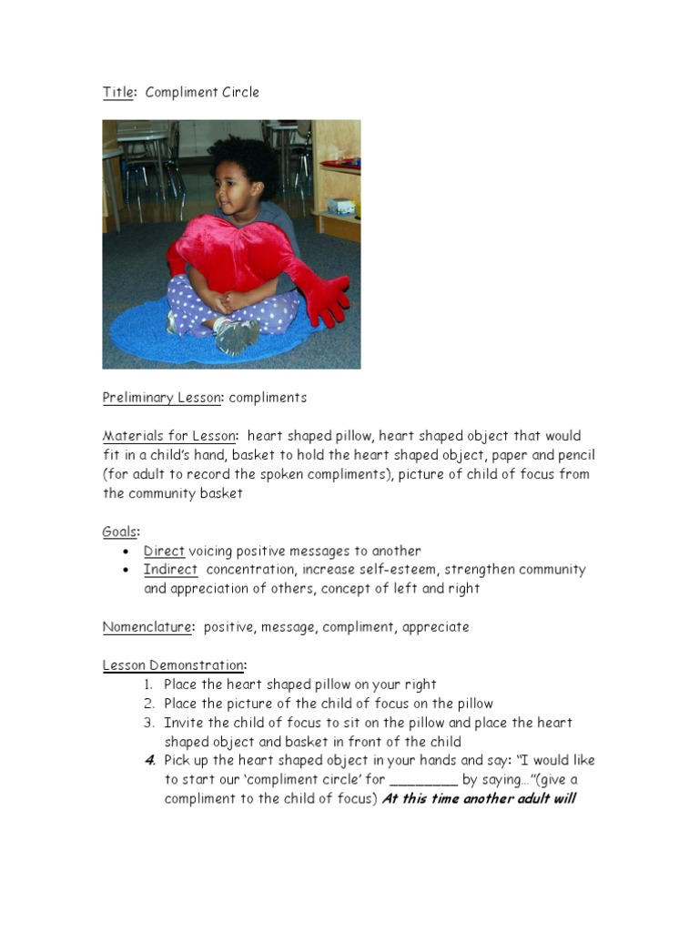 Compliments Circle #12 | PDF | Self-Improvement