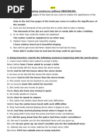 Schonell Reading Test | PDF