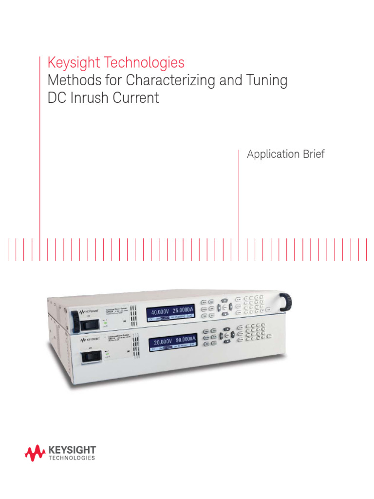 DC Inrush Current | PDF | Power Supply | Manufactured Goods