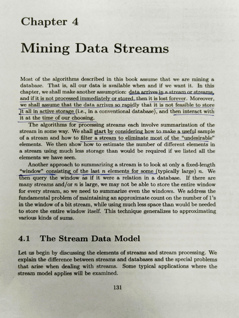 Data Stream Concept | PDF