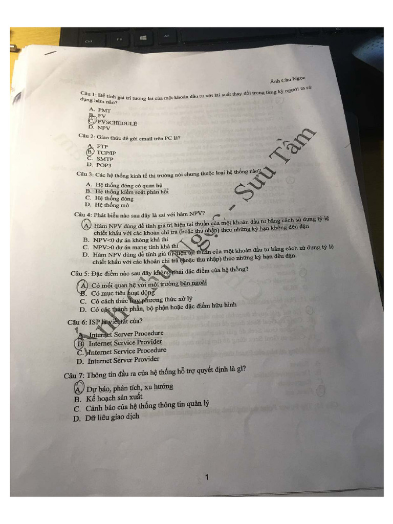 trac-nghiem-tin-ung-dung-k60 | PDF