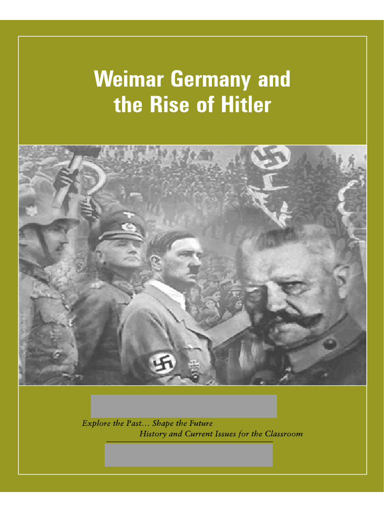 Weimar Germany Studentx27s Book - Organized | PDF
