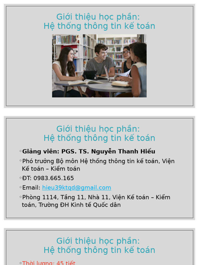 HTTTKT Chương 1 | PDF