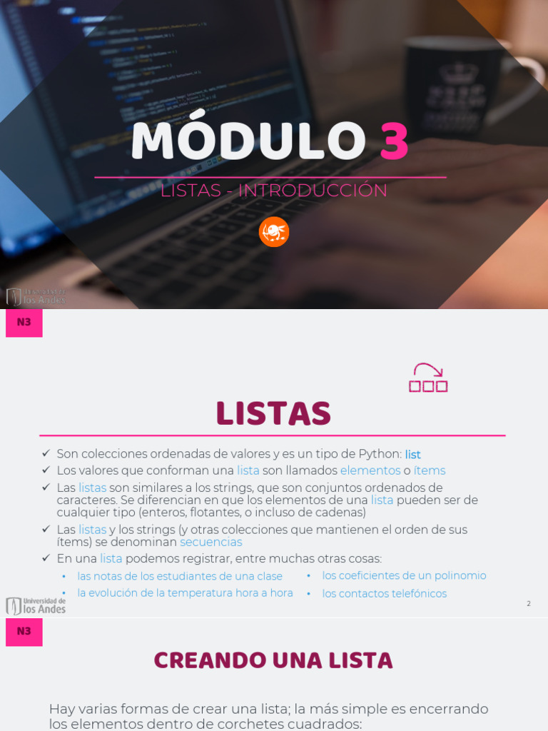 Introducción a Listas en Python | PDF | Python (lenguaje de ...