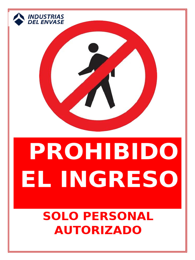 Prohibido El Ingreso | PDF