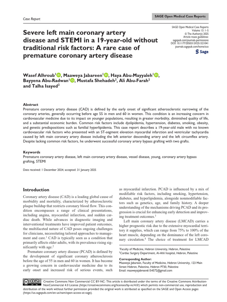 Severe_left_main_coronary_artery_disease_and_STEMI | PDF | Myocardial ...