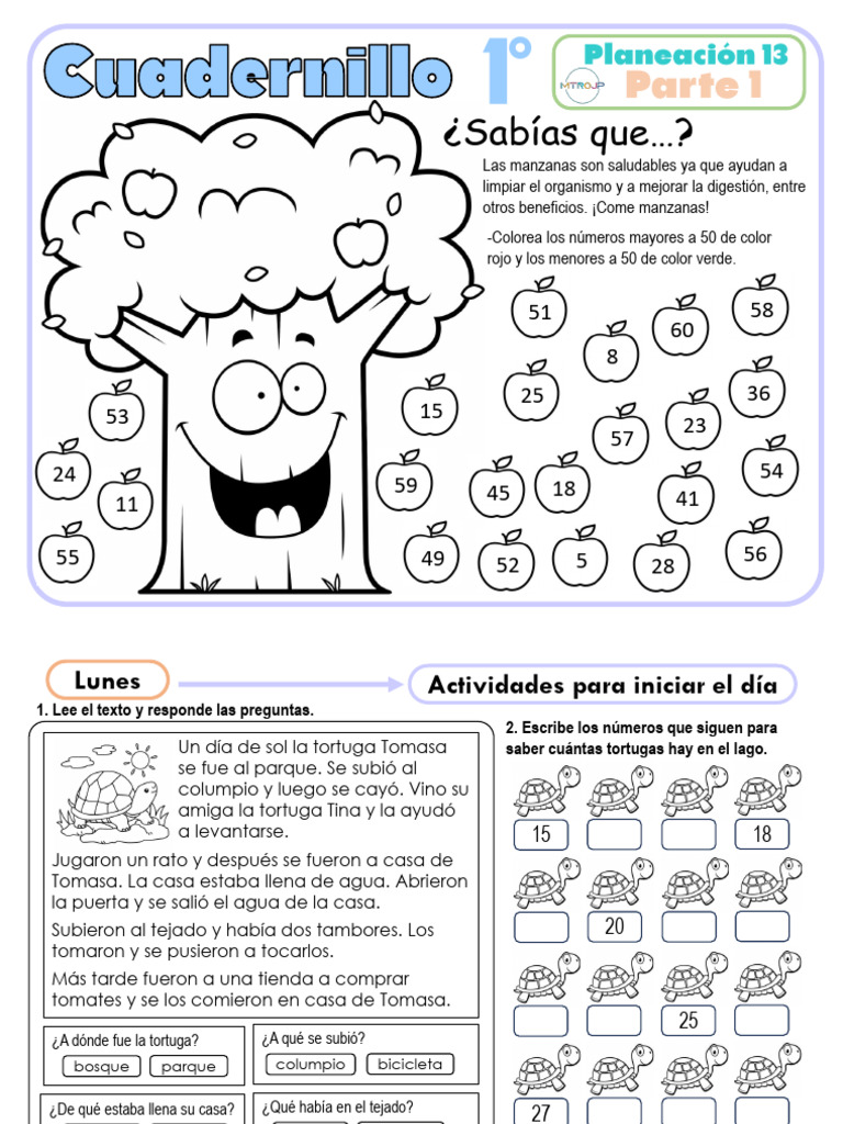 Cuad parte 1 1° | PDF