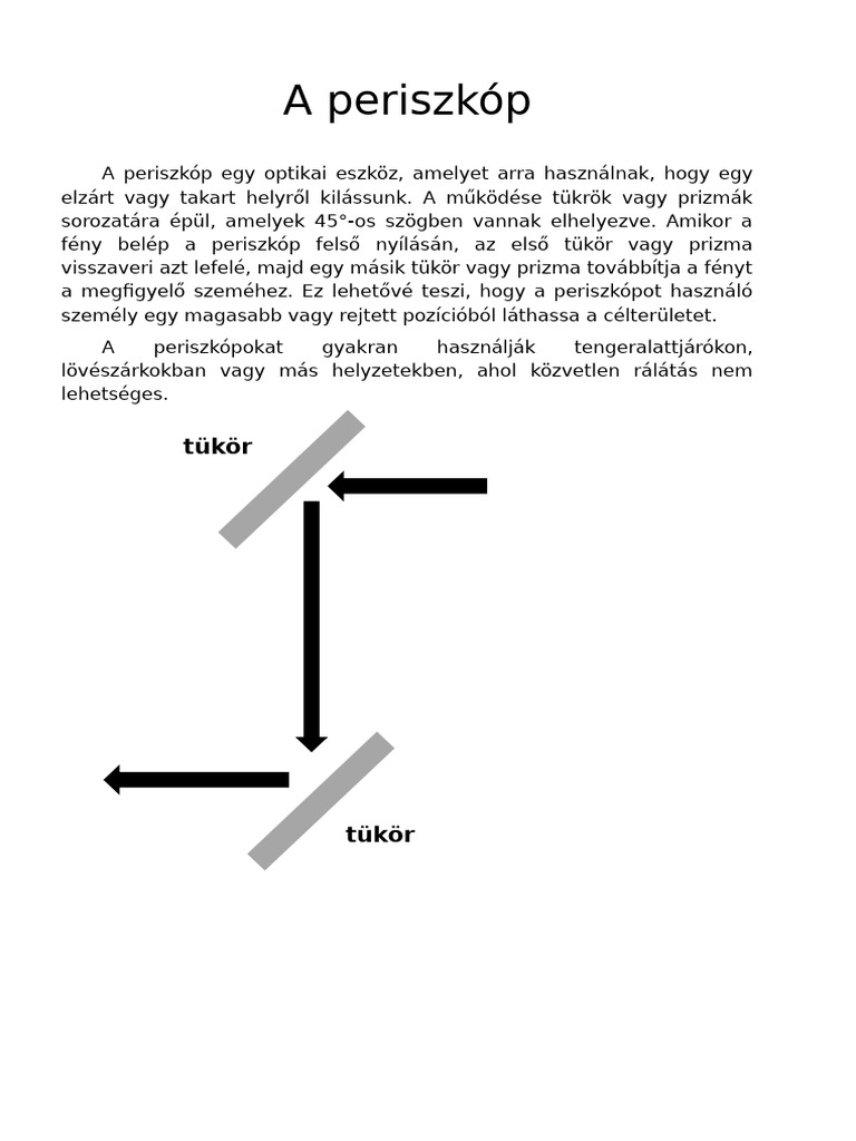 Király Csanád 7.b A Periszkóp | PDF