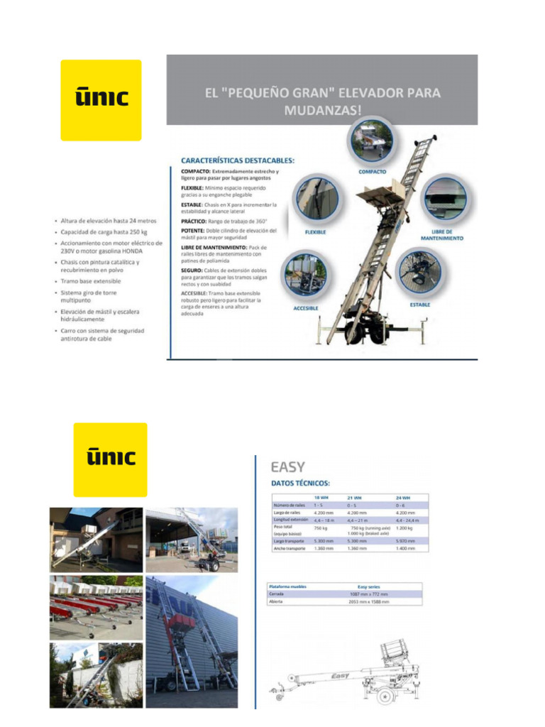 Ficha-tecnica-elevador-mudanzas | PDF
