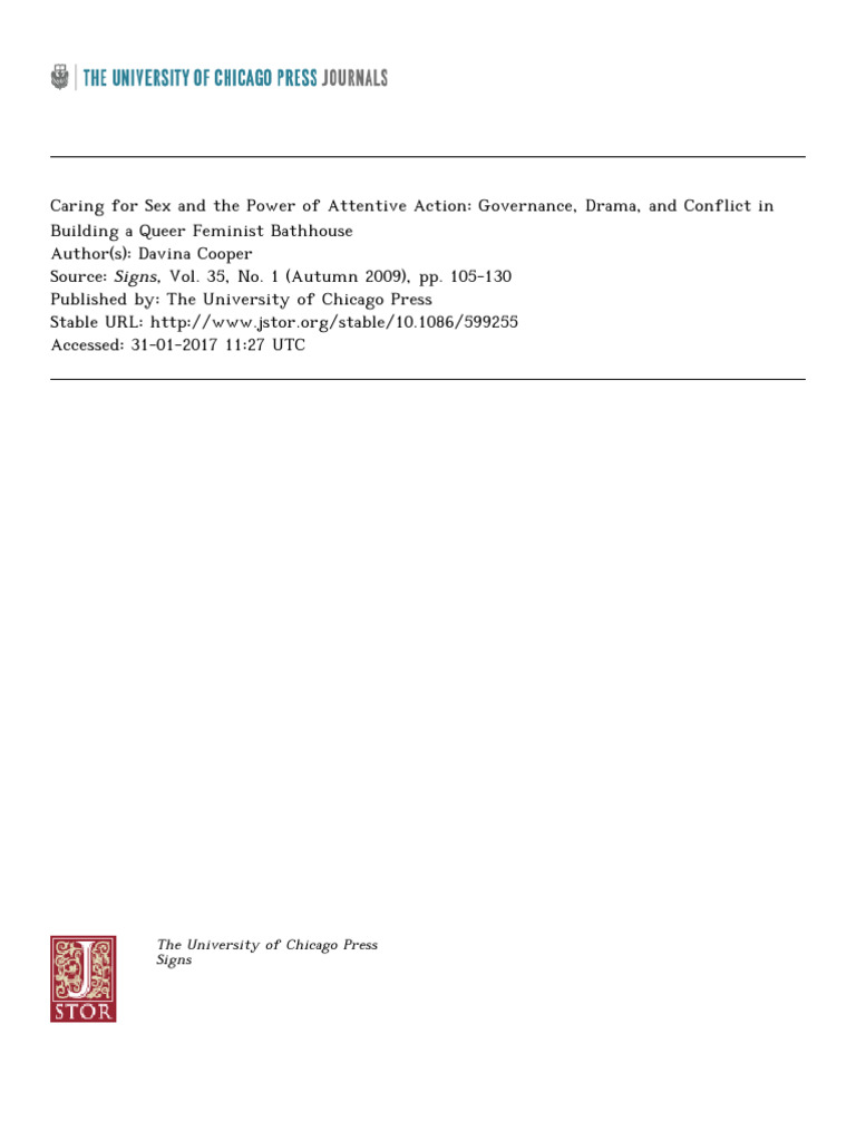 Caring For Sex And The Power Of Attentive Action Governance Drama And Conflict In Pdf