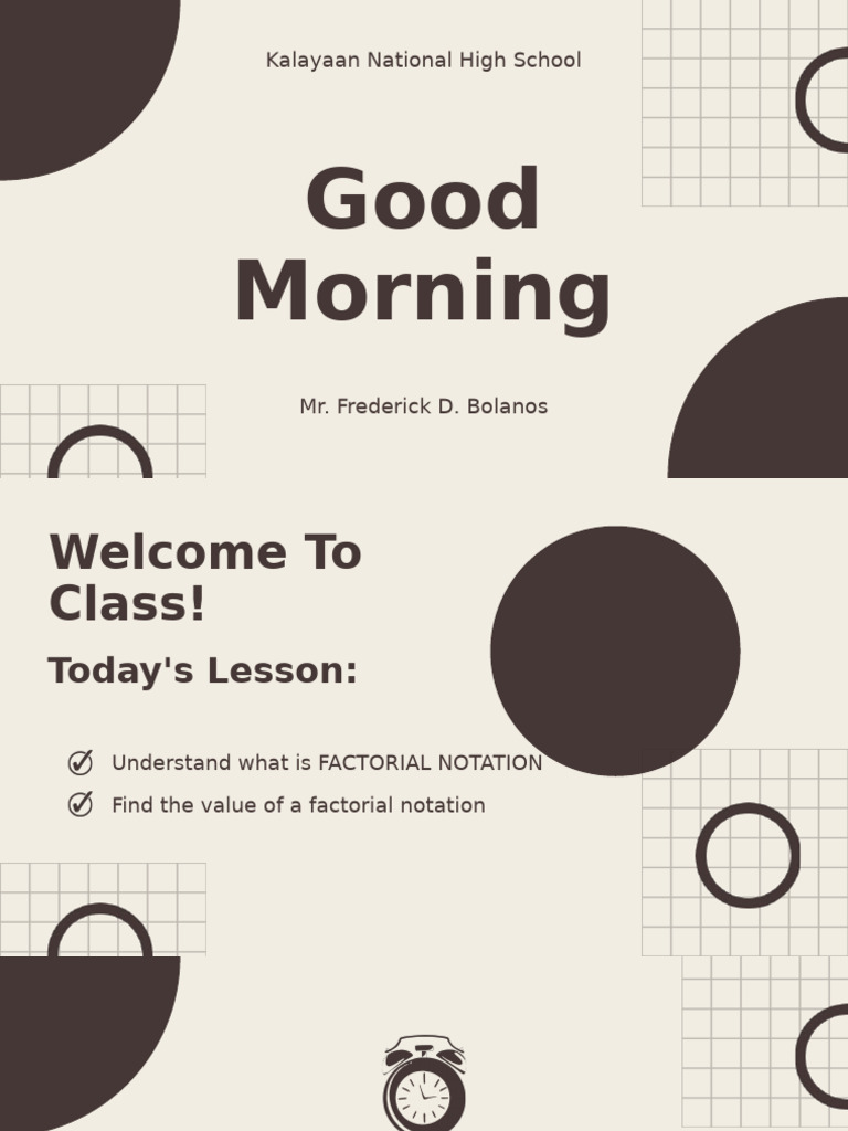 Understanding Factorial Notation | PDF