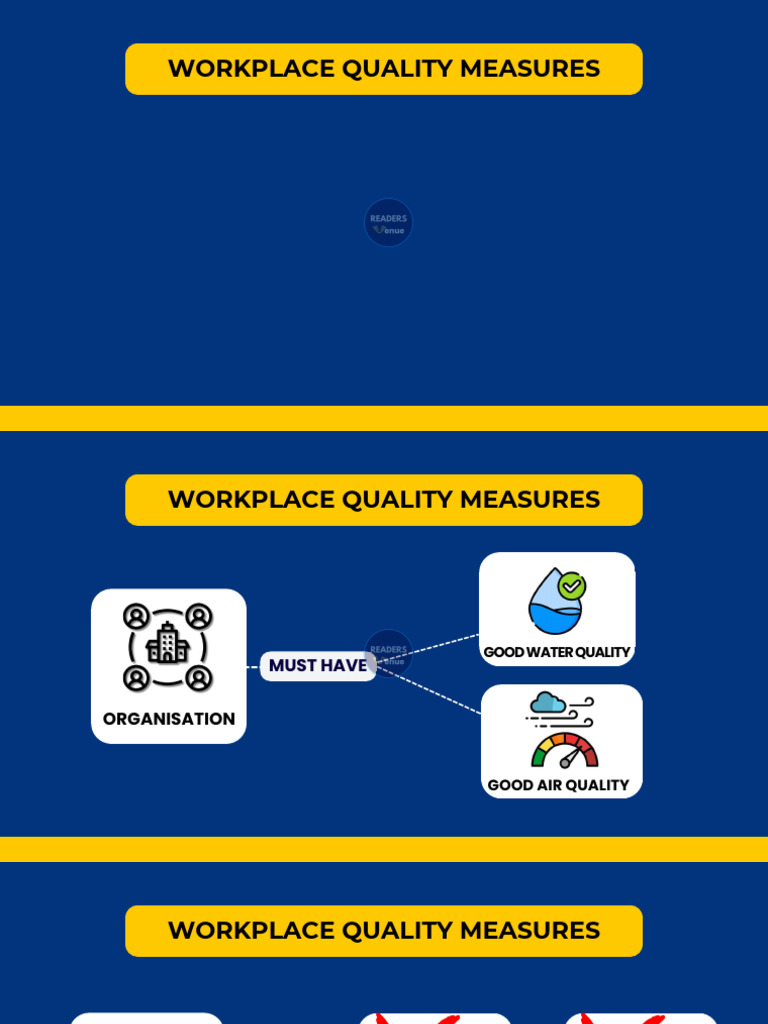 Workplace Quality and Safety Guidelines | PDF | Water Pollution | Air ...