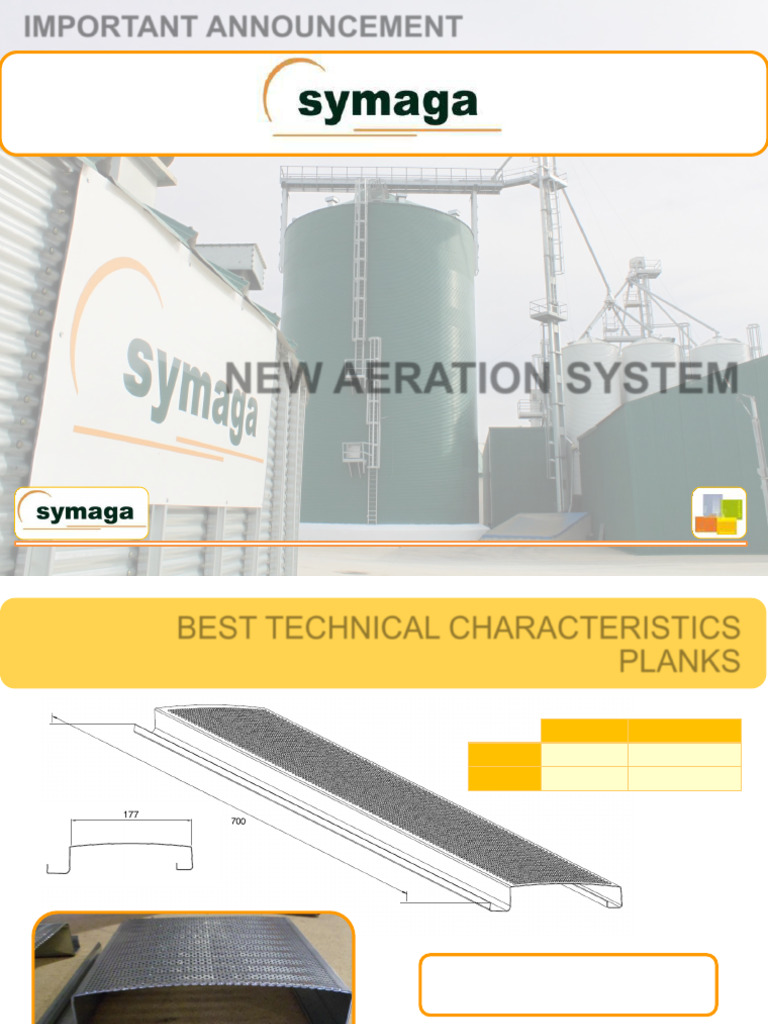 Symaga - Aeration Flat Bottom Silo | PDF