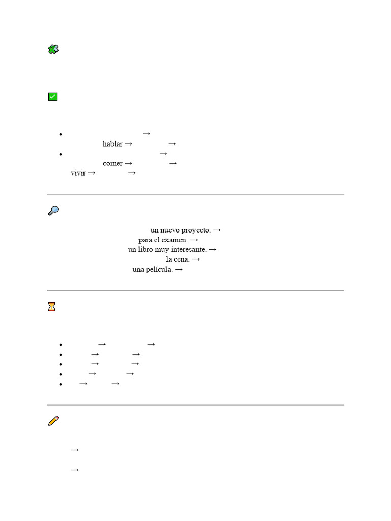 Estructura del Presente Continuo en Español | PDF