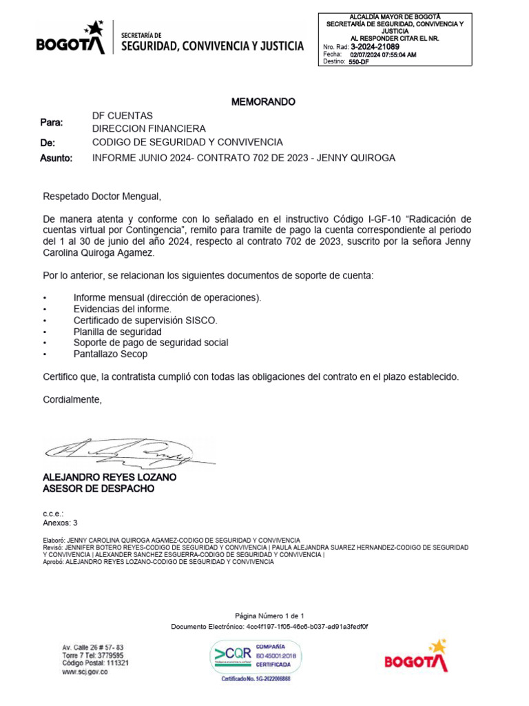 MEMORANDO JUNIO - Merged | PDF | Formatos de archivo de computadora