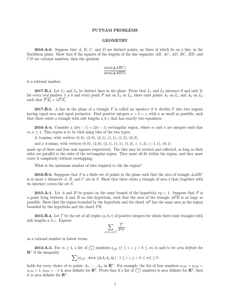Equalizer Lines in Triangles | PDF | Area | Triangle