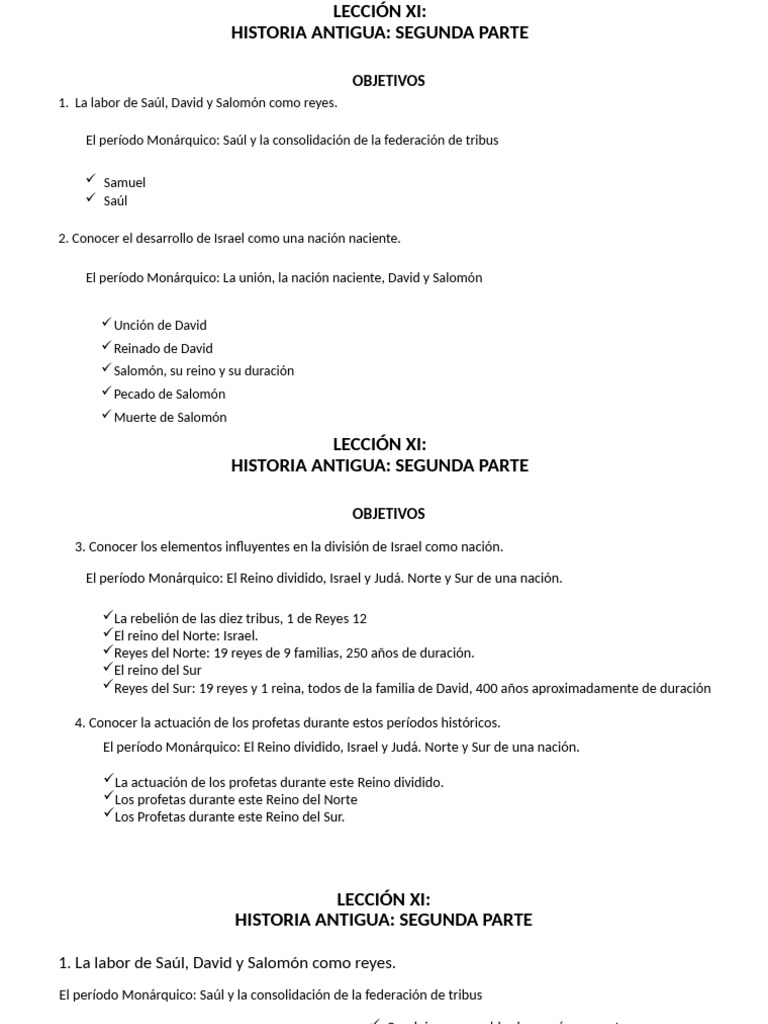 Historia Antigua-Exposición | PDF | Libros de reyes | David