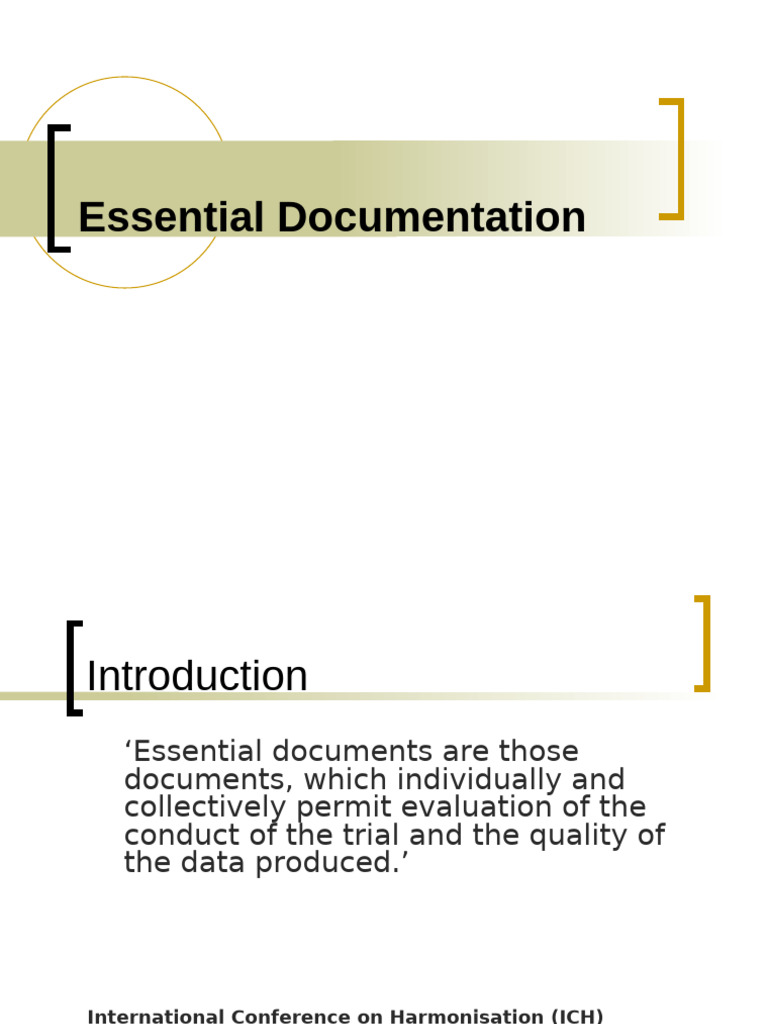Essential Documents in Clinical Trials | PDF | Clinical Trial | Medicine