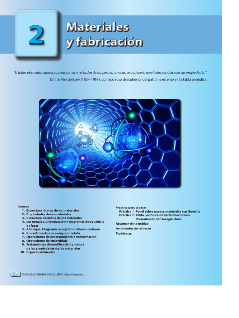 Tema 2. Materiales y Ensayos (Donostiarra) | PDF