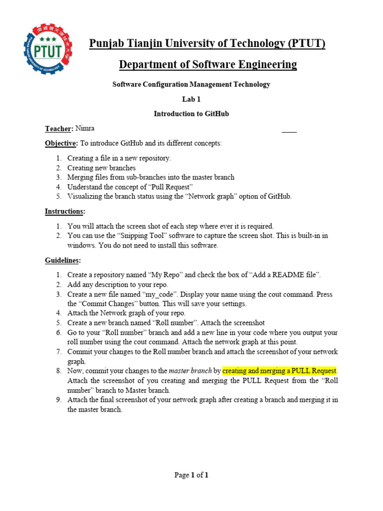 lab-1 solution | PDF | Screenshot | Systems Engineering