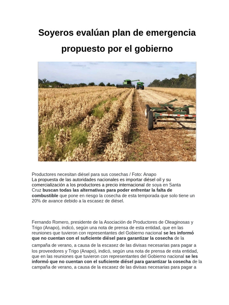 Ecomonomia Gus | PDF | Agricultura | Cosecha