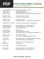 Horry County Schools Calendar 2024-2025 | PDF