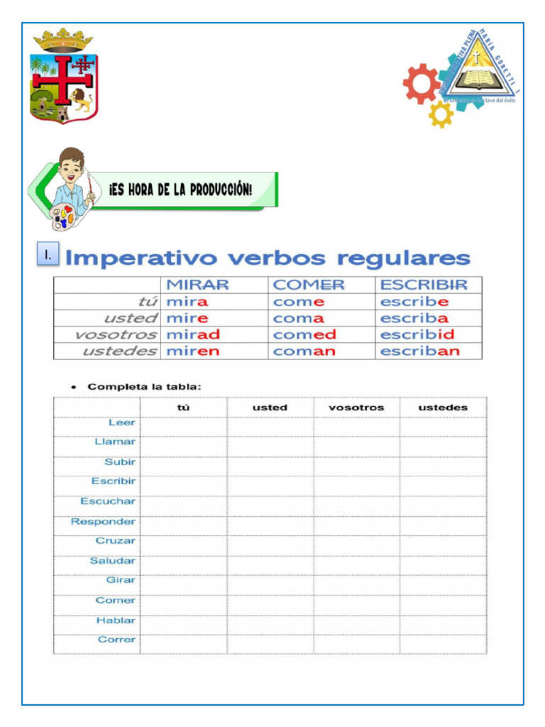 ACTIVIDAD # 2.2 MODO IMPERATIVO | PDF