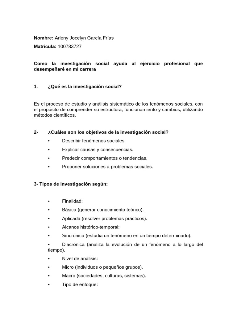 Arleny | PDF | Investigación social | Análisis
