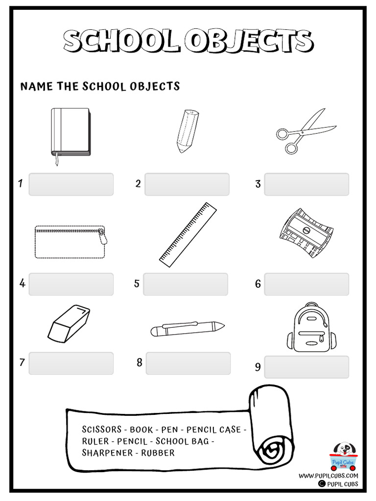 School Objects With Hints Dsa Version | PDF