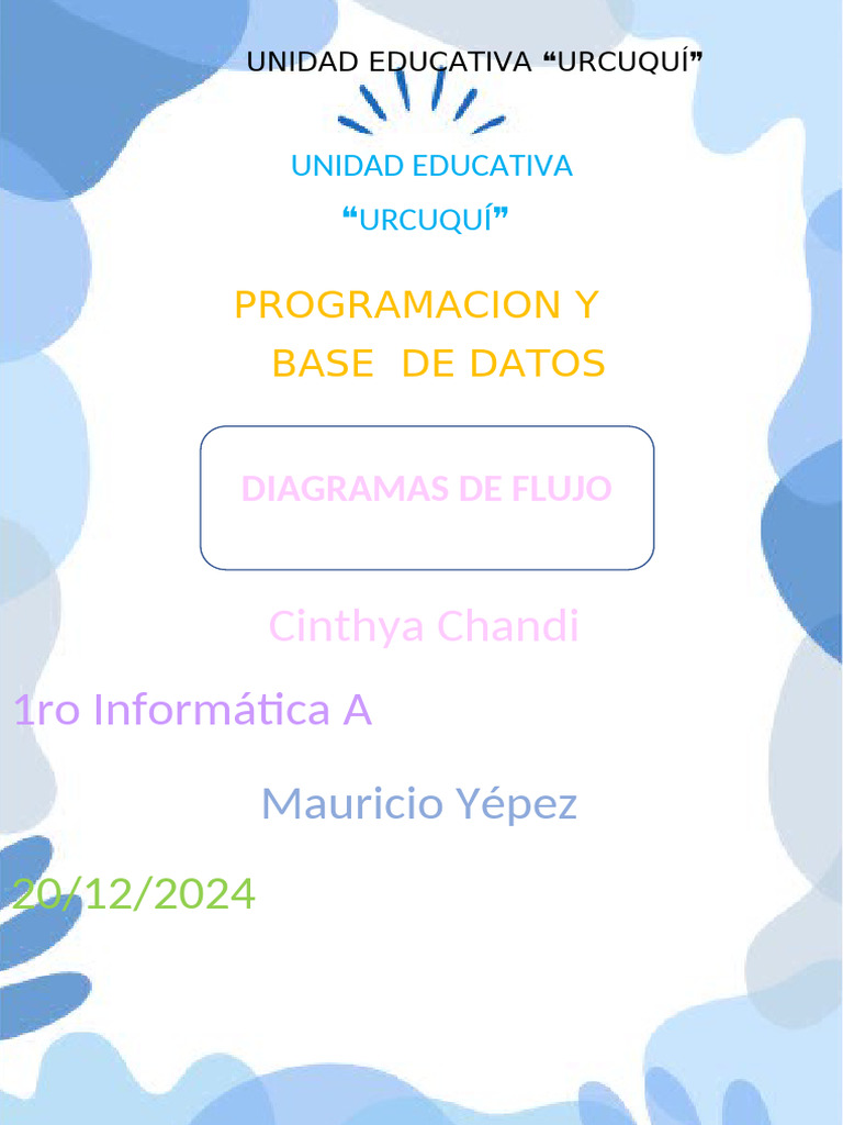 Diagrama de Flujo 2 | PDF