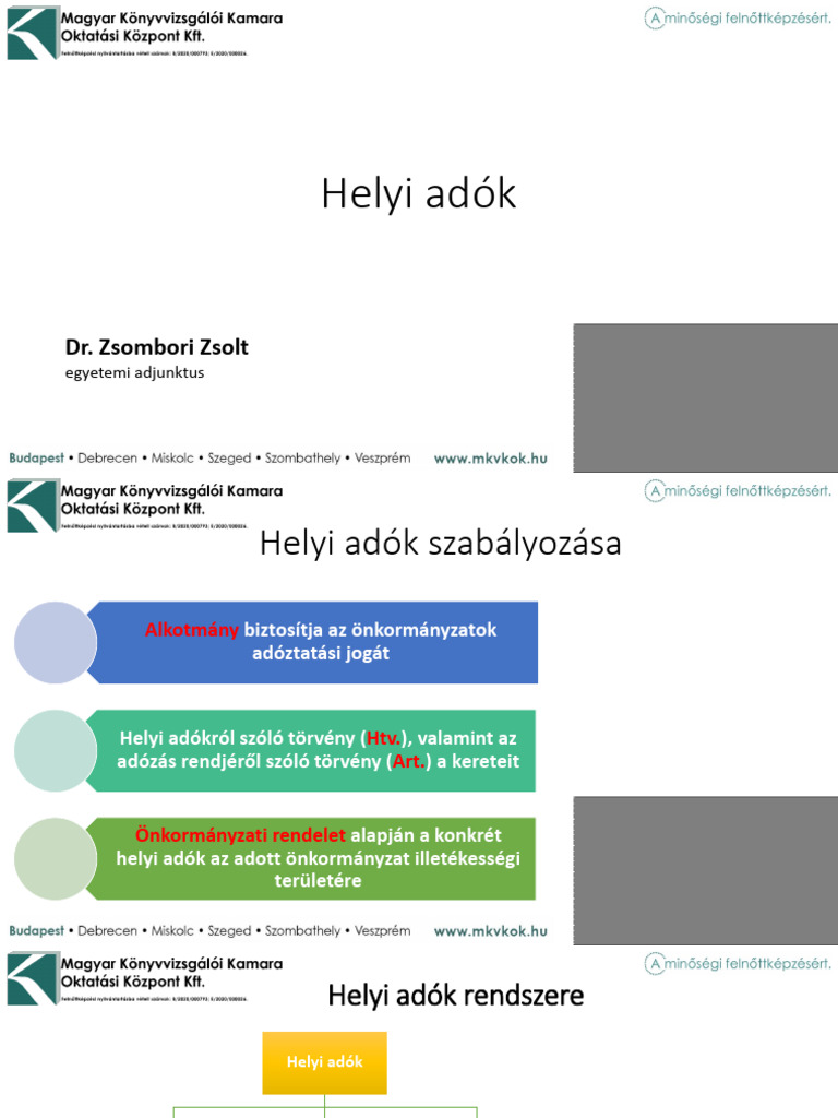 4. Helyi adók_2024 | PDF
